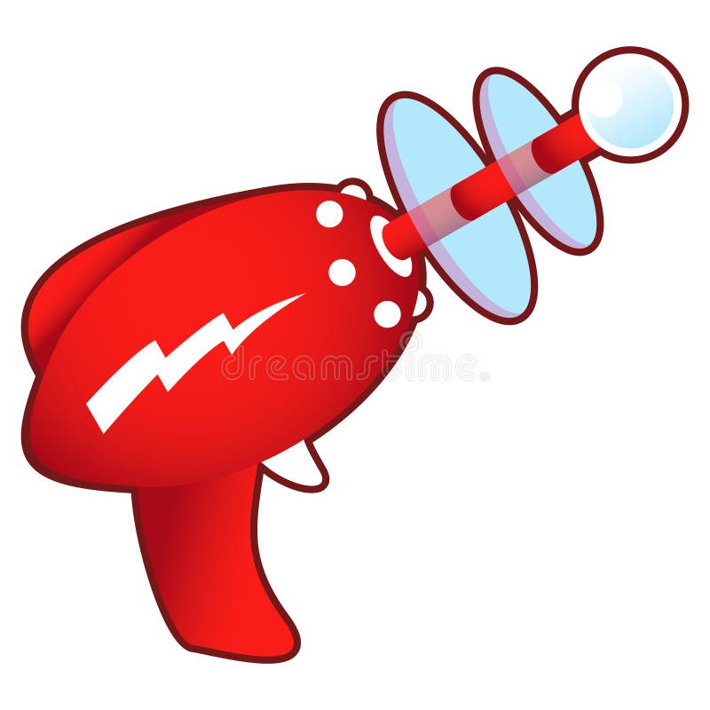 Retro laser gun stock vector. Illustration of hero, retro - 10631676