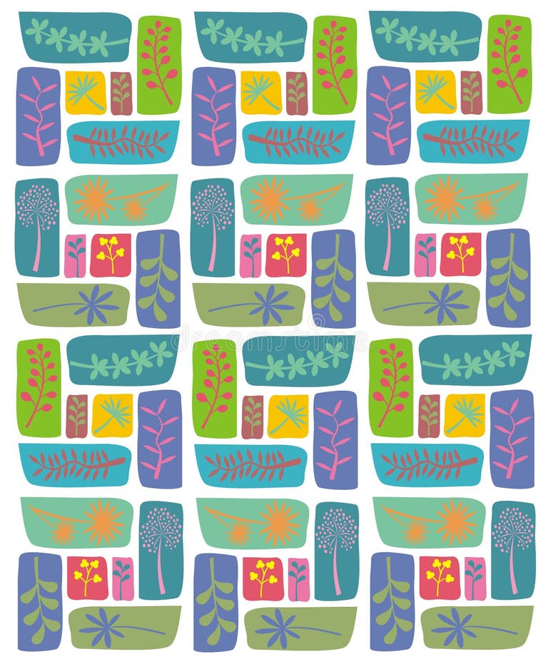 Retro Repeat Pattern Stock Illustrations – 949,696 Retro Repeat Pattern ...