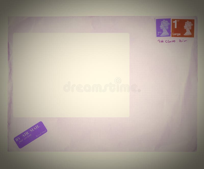 Retro letter envelope editorial stock image. Image of letter - 45463959