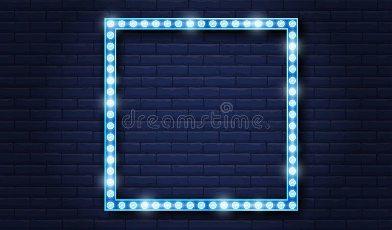 Retro Light Letters stock vector. Illustration of show - 215227961