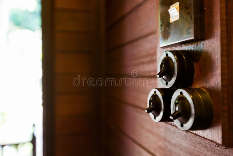 Retro light switch stock image. Image of flip, dirty - 46550169