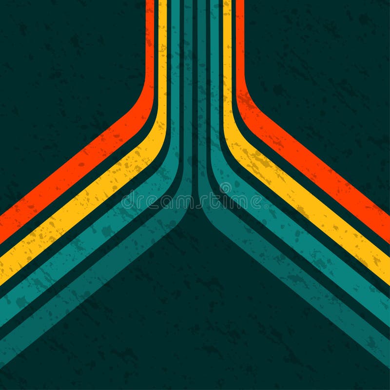 Retro Lines Vertical Background Stock Vector - Illustration of digital ...