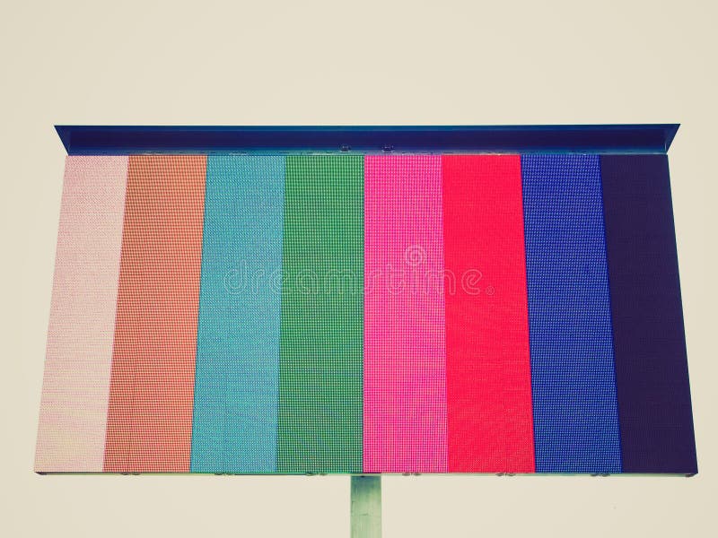 Retro look Color bar stock image. Image of television - 40740973