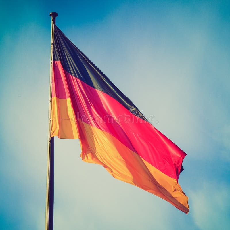 German flag stock image. Image of nation, country, yellow - 14149665