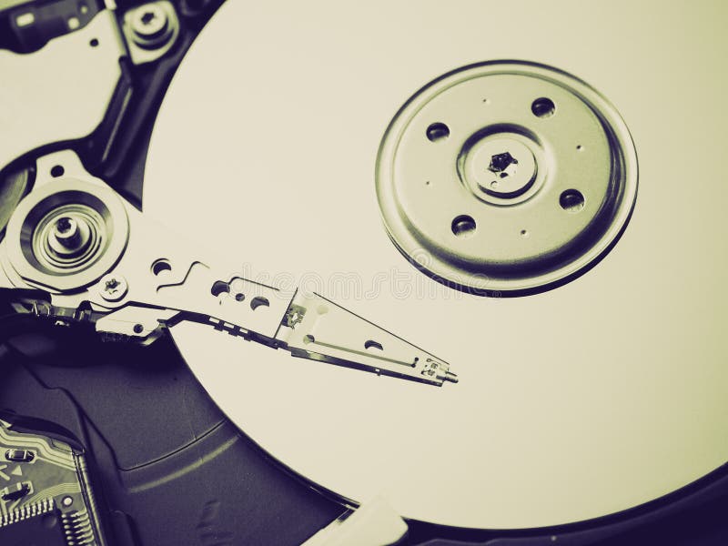 Retro look Hard disk stock image. Image of vintage, terabyte - 40212199