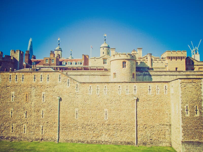 Retro look Tower of London stock photo. Image of england - 40763442