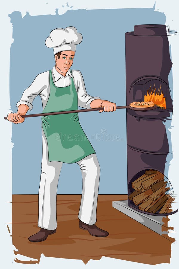 Vector Bakery and Baker Baking Flat Design Stock Vector - Illustration ...