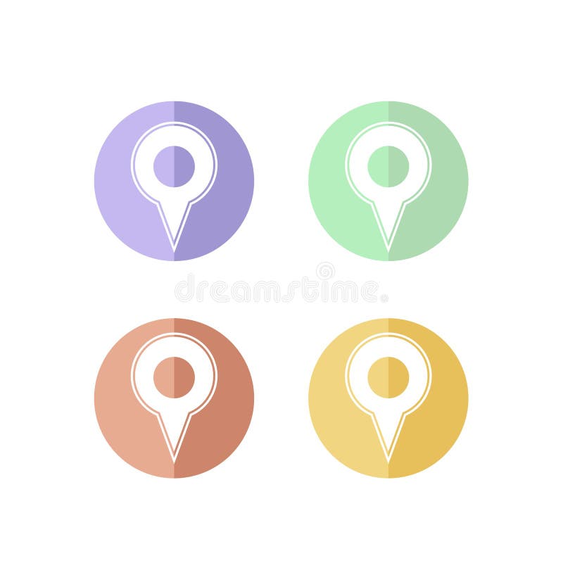 Map Marker Logo or Icon stock vector. Illustration of navigation - 79151614
