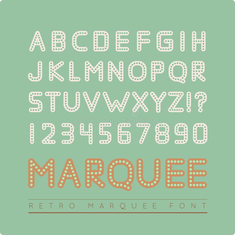 Marquee Font Stock Illustrations – 3,015 Marquee Font Stock ...
