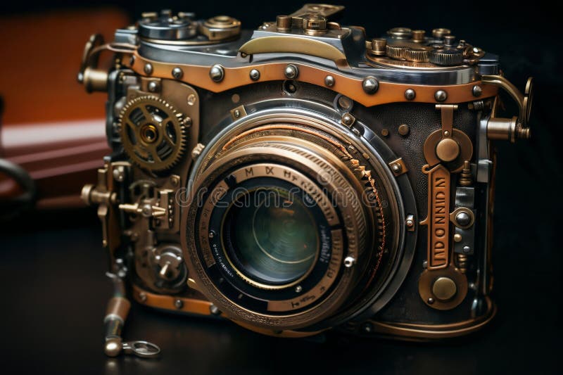 An Old Mechanical Camera with a History. Stock Photo - Image of ...