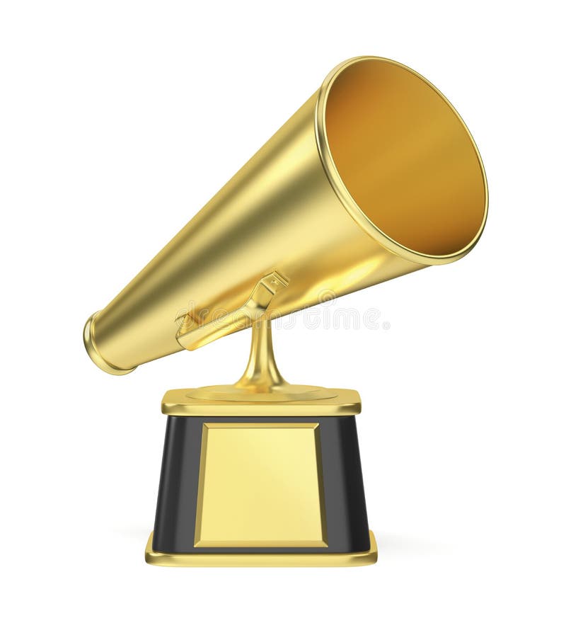 Megaphone Trophy Stock Illustrations – 1,074 Megaphone Trophy Stock ...