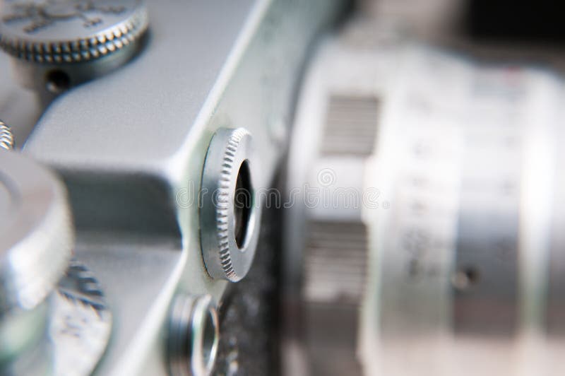 Retro metal camera stock photo. Image of camera, cover - 60418252