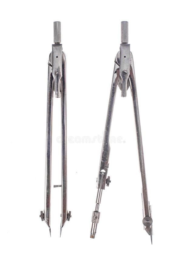 Retro metal drawing tools stock image. Image of plan - 96158833