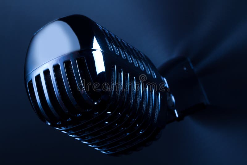 Retro Mic stock image. Image of audio, classic, radio - 17730825