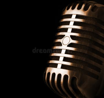 Retro Mic stock image. Image of recording, jazz, announcement - 2420793