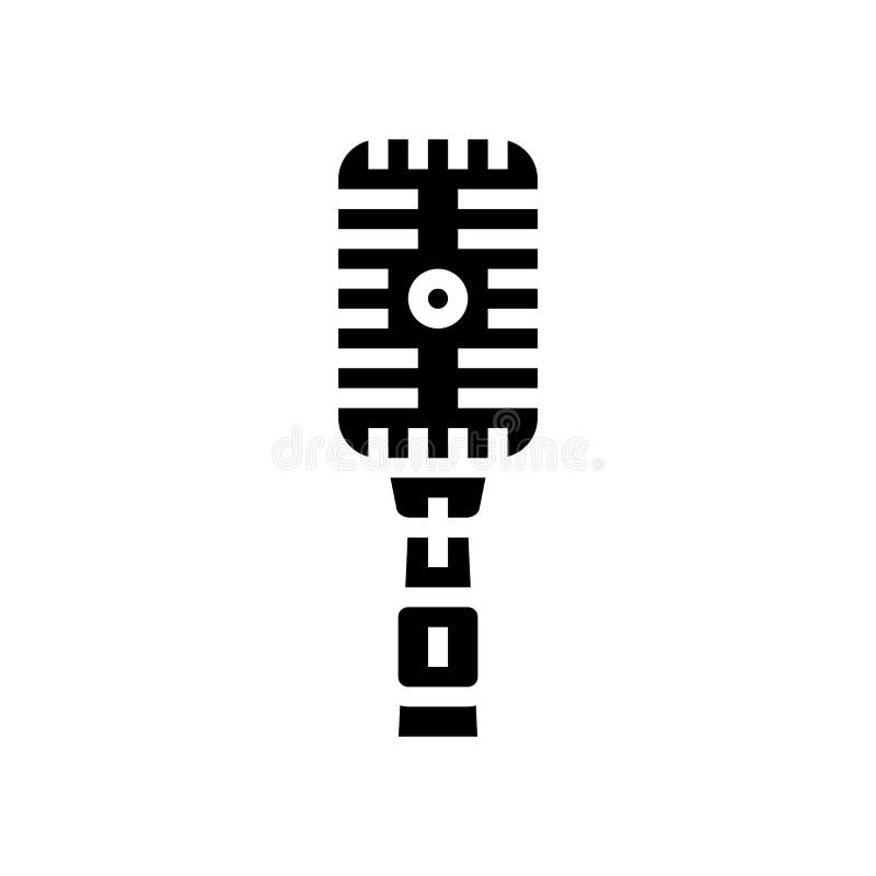 Microphone Glyph Icon Stock Illustrations – 3,165 Microphone Glyph Icon ...