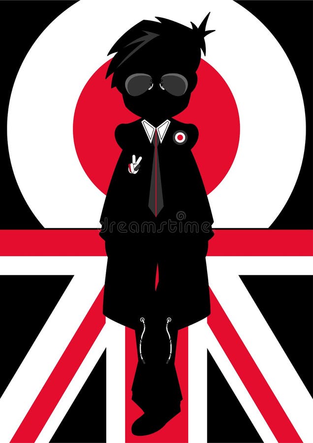 Retro Mod Boy stock vector. Illustration of subcultures - 88682125