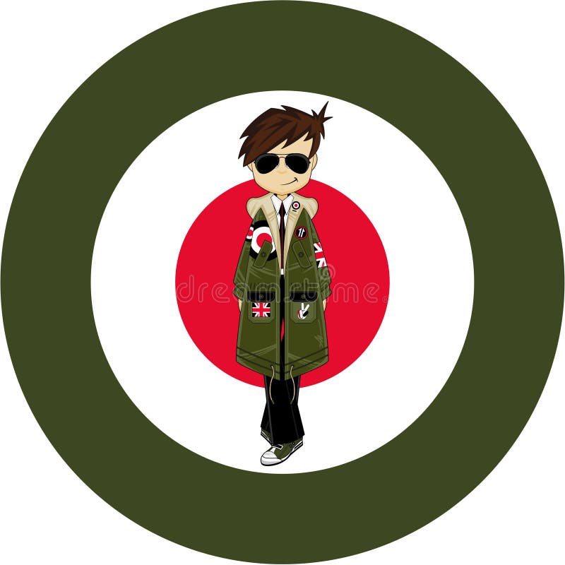 Retro Mod Boy stock vector. Illustration of shades, modstyle - 88682612