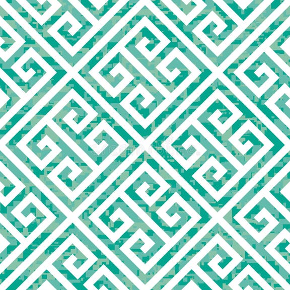 Seamless Greek Key Background Pattern in Three Color Variations Stock ...