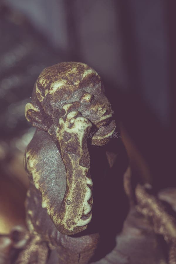 Retro Monkey Statuette stock photo. Image of diminutive - 53064052
