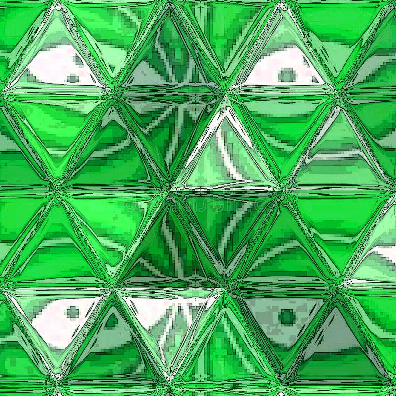 Retro Mosaic Pattern of Geometric Triangle Shapes. Stock Illustration ...