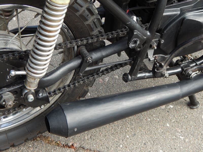 Retro Motorcycle and Bike Antique Parts Stock Photo - Image of retro ...