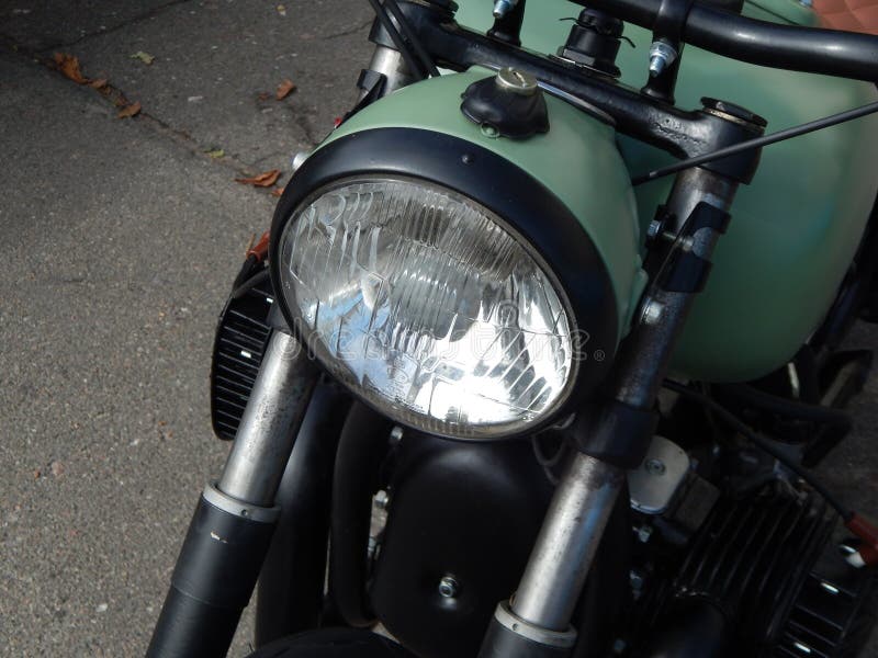 Retro Motorcycle and Bike Antique Parts Stock Image - Image of style ...