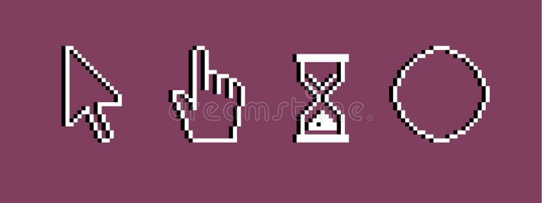 Retro Cursors Stock Illustrations – 121 Retro Cursors Stock ...