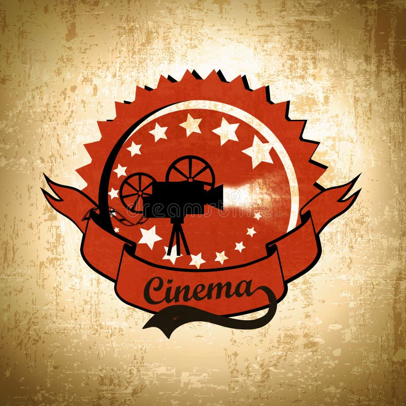 Retro Movie stock vector. Illustration of cinematographic - 27576737