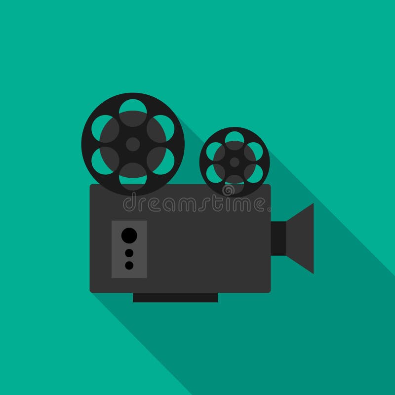 Retro Movie Projector Icon. Movie Concept Stock Illustration ...