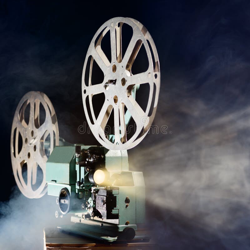Old Film Projector and Movie Objects Stock Photo - Image of format ...