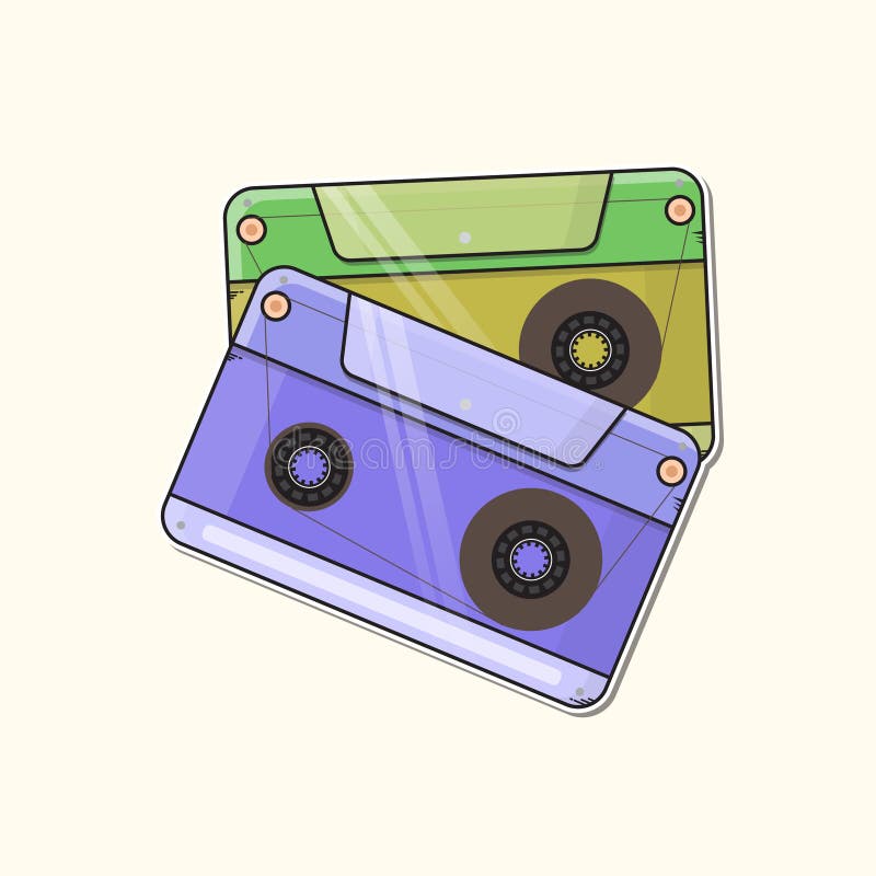 Retro Music Tapes Logo Premium Vector Suitable for Your Project Design ...