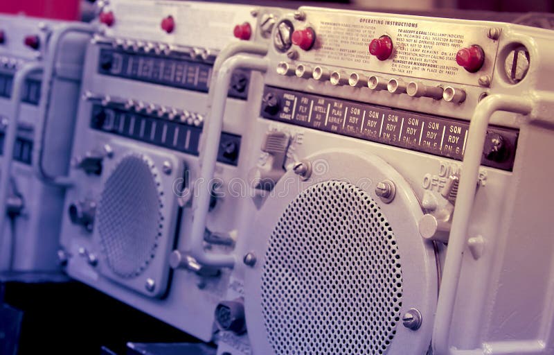 Two Way Radio Communication Devices Stock Image - Image of call, mobile ...