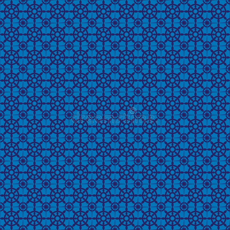 Retro Navy Blue Pattern Eps10 Stock Vector - Illustration of object ...