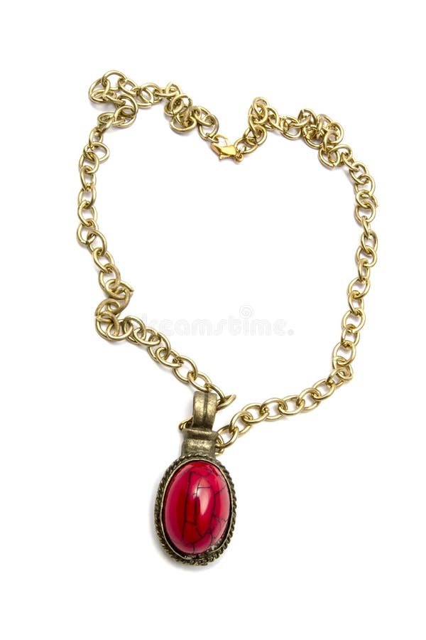 Retro necklace and pendant stock photo. Image of design - 28397926