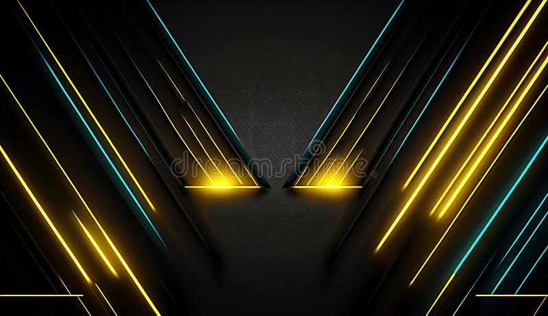 Retro Neon Light Frame Background Stock Illustration - Illustration of ...