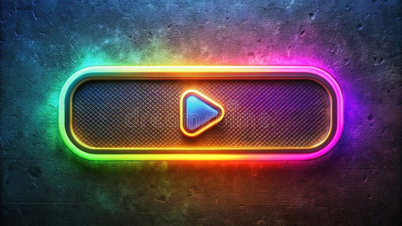 Retro Neon Tab Buttons a Vintage Aesthetic for Modern Digital ...