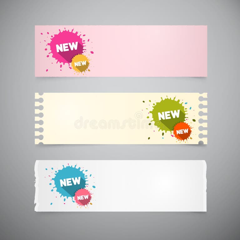 Retro Note Papers Set stock vector. Illustration of pastel - 37875264