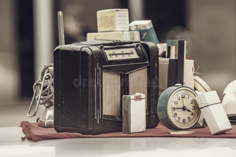Retro Objects on the Open Air. Editorial Stock Photo - Image of russia ...