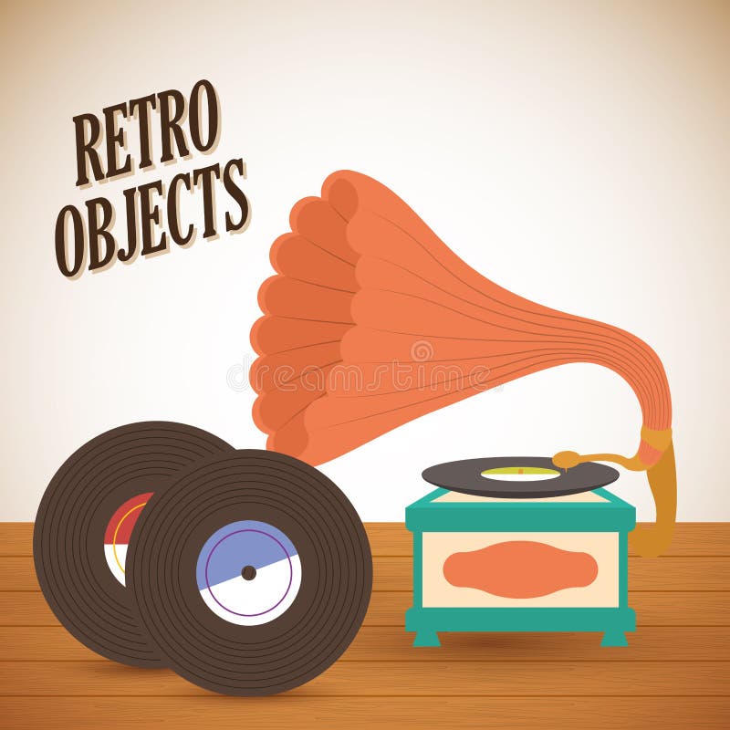 Retro Objects Vintage Design Stock Vector - Illustration of revival ...