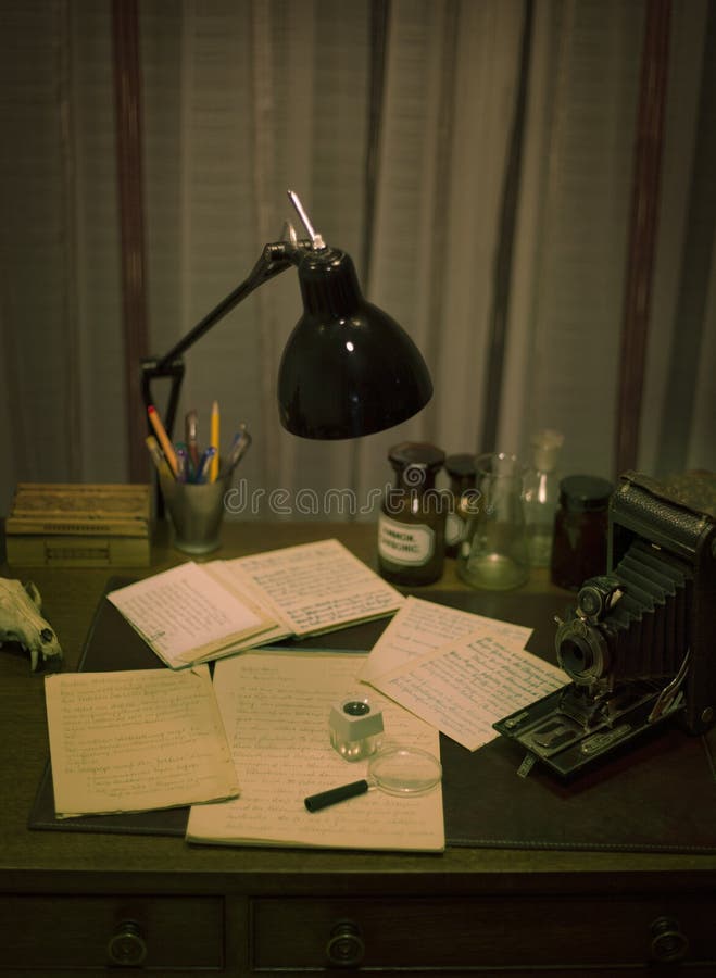 Retro office, vintage stock image. Image of business - 53609931