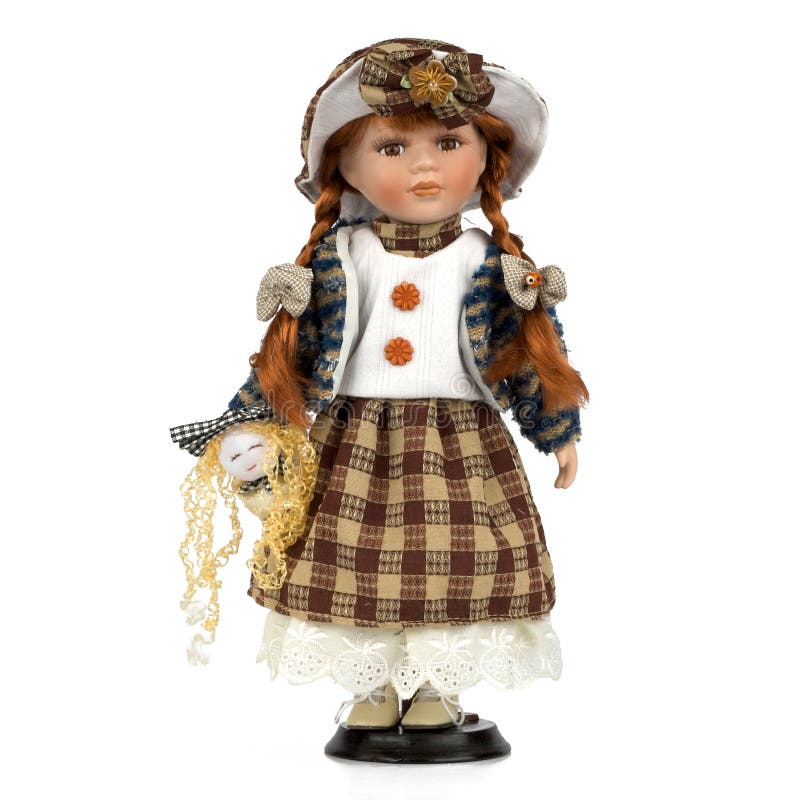 Portrait of Antique Porcelain Doll Face Stock Image - Image of doll ...