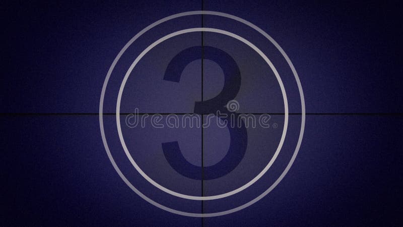 Retro Old Film Countdown 4k Stock Video - Video of strip, cinema: 205842705