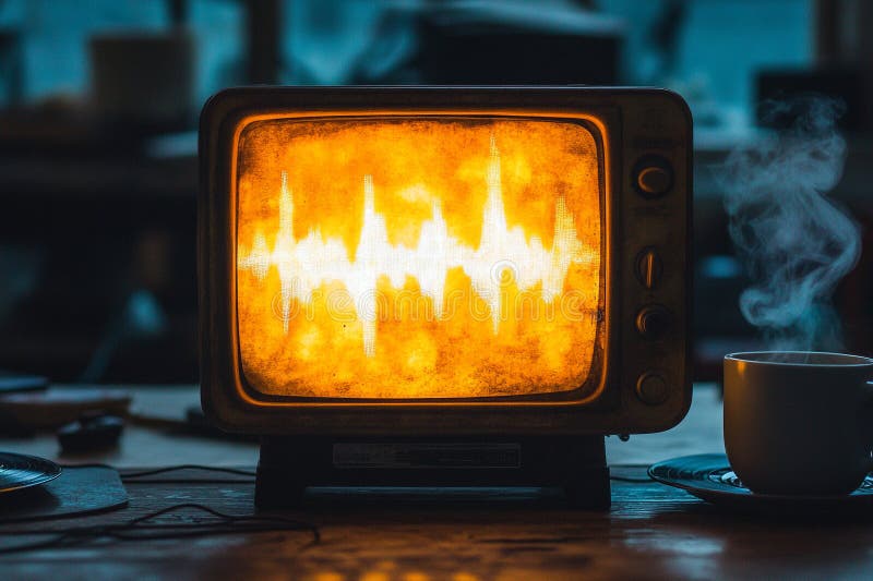 Retro Old Radio Image, World Radio Day Concept. AI Stock Photo - Image ...