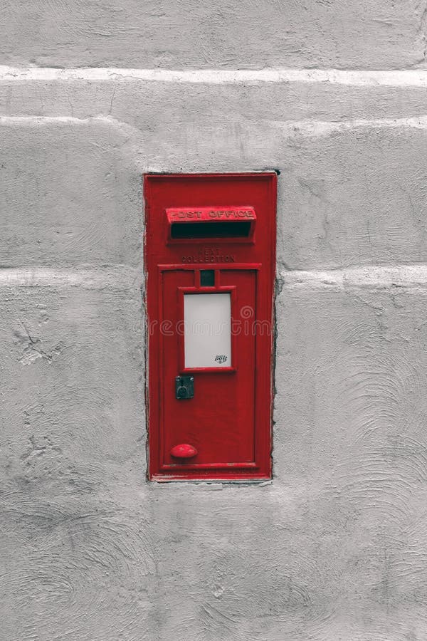 Retro, Old, Red Maltese Mailbox Editorial Image - Image of islands ...