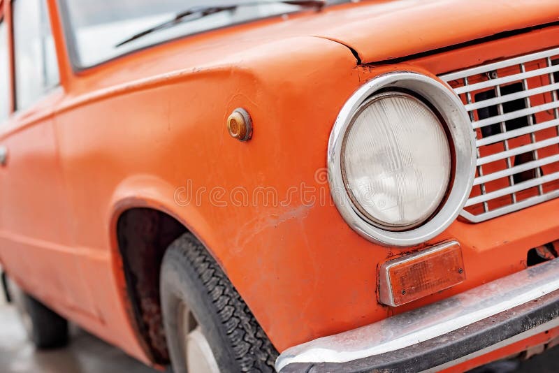Old Rusty Orange VW Passat Hatchback Parked Editorial Photo - Image of ...
