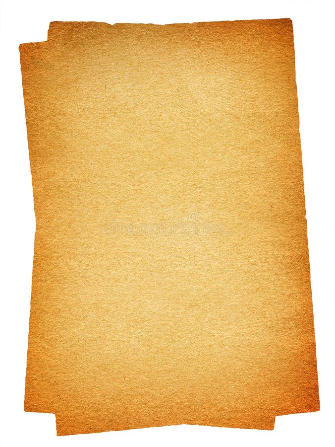 Retro Paper Texture Isolated Stock Photo - Image of parchment, memories ...