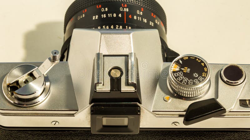 Parts of an Analog Camera stock photo. Image of diaphragm - 60289642