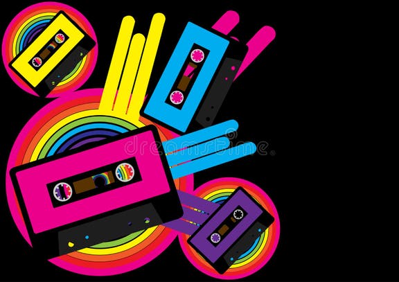 Retro Party Background stock vector. Illustration of vintage - 17841403