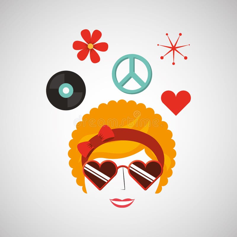 Retro party icon design stock illustration. Illustration of black ...